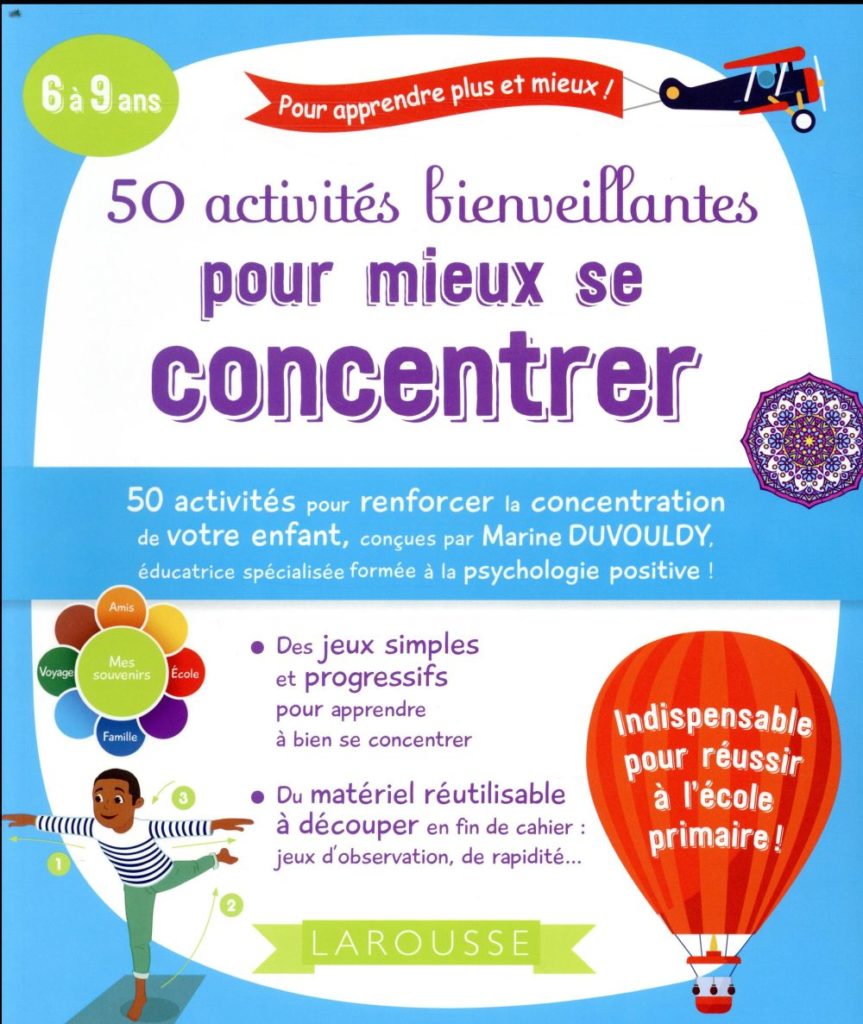 50 ACTIVITES BIENVEILLANTES POUR MIEUX SE CONCENTRER - Algofaé